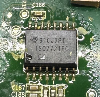 ISO7721FQ  SOP16贴片 六通道数字隔离器 现货可直拍