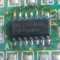 MC33074ADG MC33074DG 汽车电脑板运算放大器IC芯片