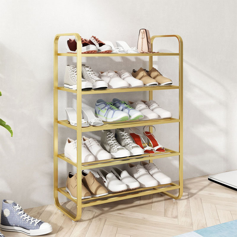 鞋架多层北欧简约门口家用鞋柜收纳神器宿舍大容量轻奢鞋子置物架_虎窝淘