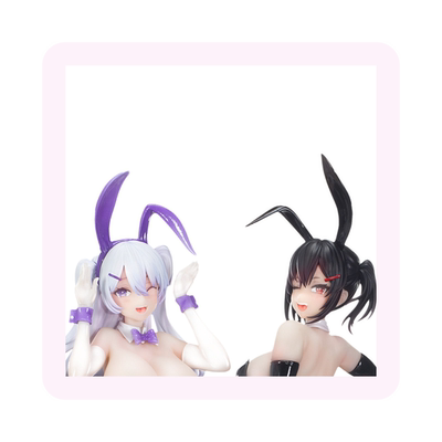 BearPandax朝凪兔女郎手办