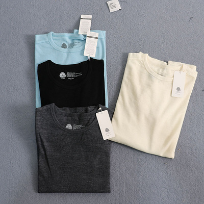 美丽诺羊毛户外吸汗保暖速干T恤