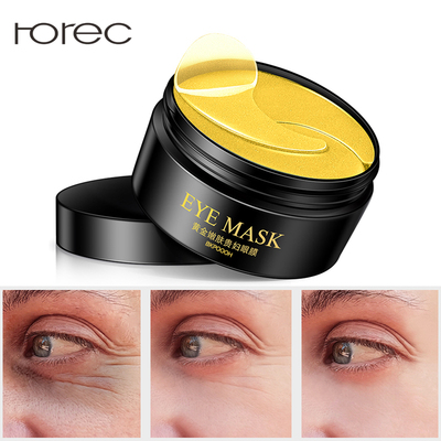 60pcs 24K Gold Anti Age Bag Eye Wrinkle Patch Eye Mask