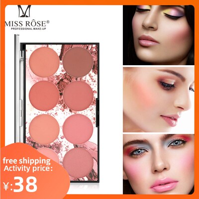 Blush Pallete Pigment Blusher Powder Makeup Contour Shadow