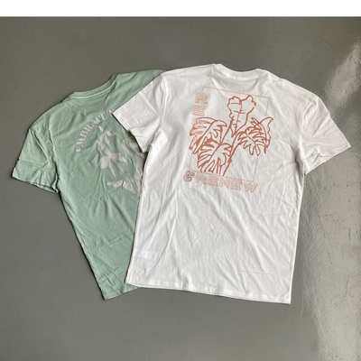 原货新款舒适美式全棉重工洗水做旧滑板潮牌宽松圆领短袖T恤TEE男