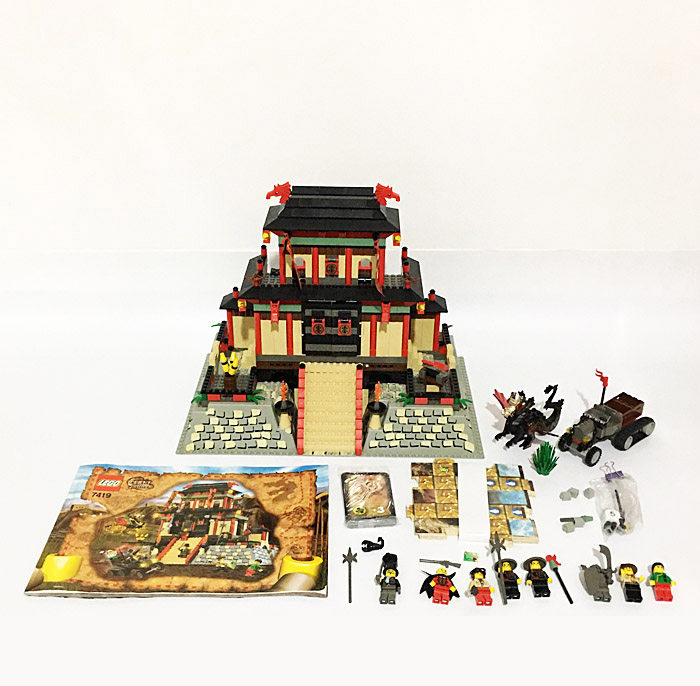 lego乐高7419绝版东方探险系列中国风大城堡与黄金龙_虎窝淘