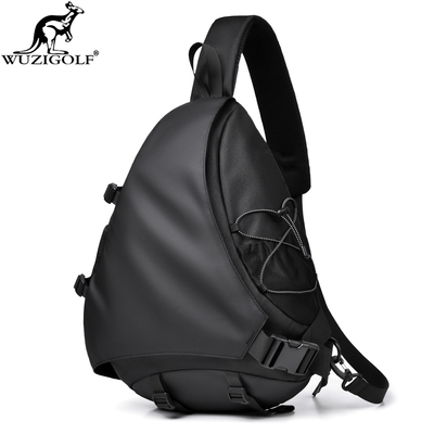 彬澳袋鼠男士大容量斜挎胸包