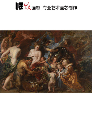 战争与和平巴洛克人物油画装饰画