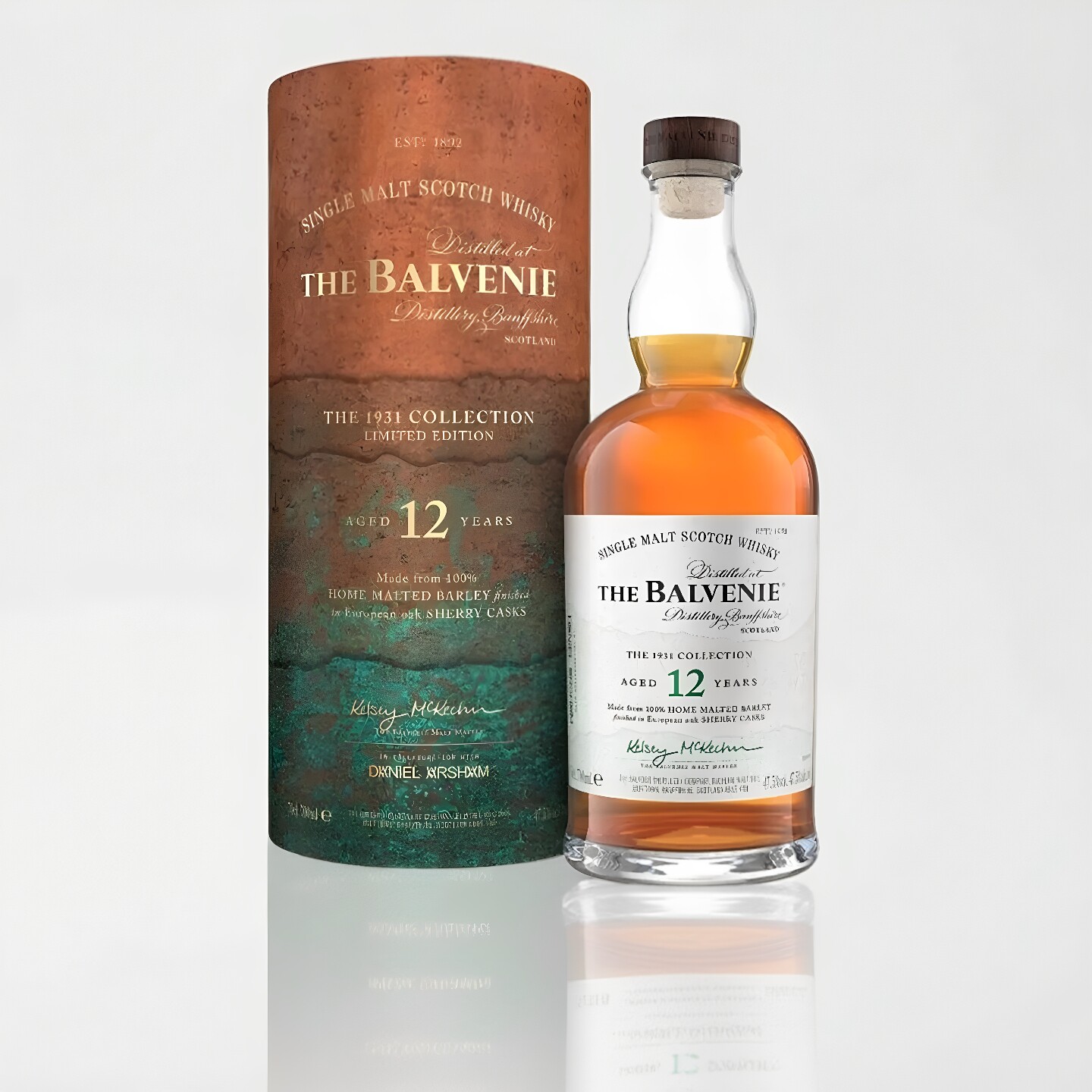 百富12年1931系列手工翻麦The Balvenie单一麦芽威士忌 国行正品