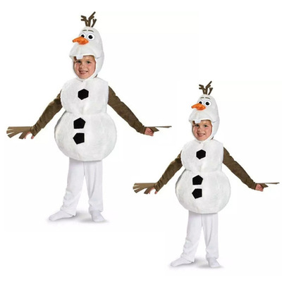 Halloween costume snowman play Olaf costume万圣节衣服