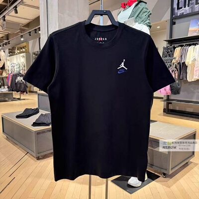 正品Nike耐克Air Jordan图案短袖2025夏季男子T恤IB7527-010-133