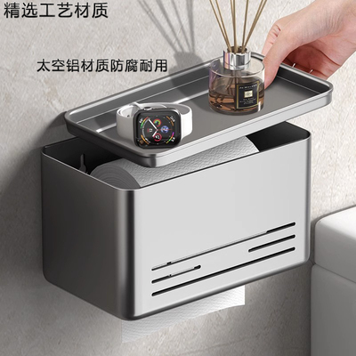 德国卫生间纸巾盒壁挂式防水轻奢