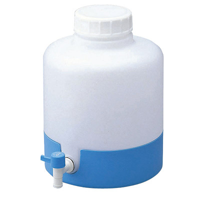 NIKKO亚速旺PE水桶龙头瓶放水桶50L20L10L底部倾斜构造日本原装