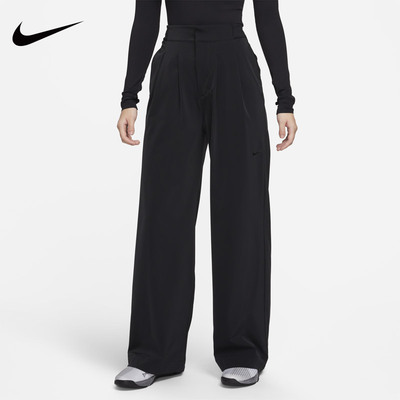 NIKE耐克宽松直筒裤女裤2024秋季新款时尚休闲百搭长裤子FQ2167