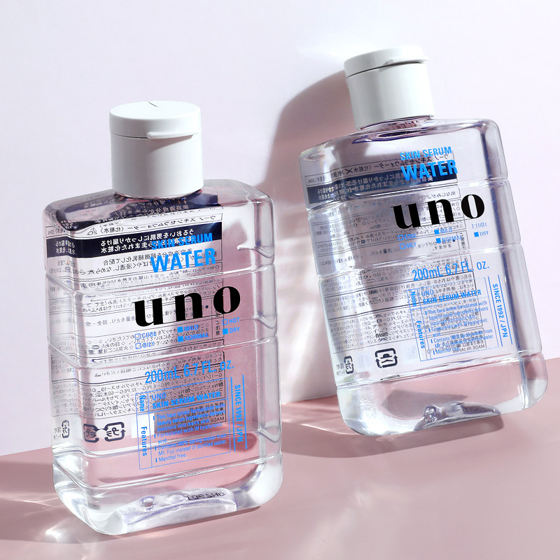 uno爽肤水男士水资生堂控油护肤保湿补水吾诺乳液二合一夏季须后_虎窝淘