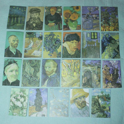 迷你世界名画油画壁画4x6cm