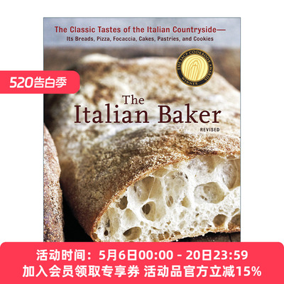 意大利面包烘焙食谱 英文原版 The Italian Baker 修订版 精装 Carol Field 英文版 进口英语原版书籍