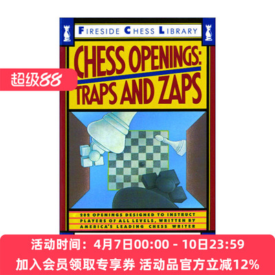 英文原版 Chess Openings Traps And Zaps 国际象棋开局 陷阱和破解 英文版 进口英语原版书籍