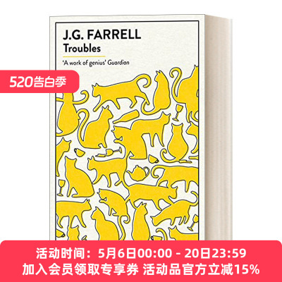 法雷尔 英文原版小说 Troubles 问题 帝国三部曲1 英文版 进口英语原版书籍