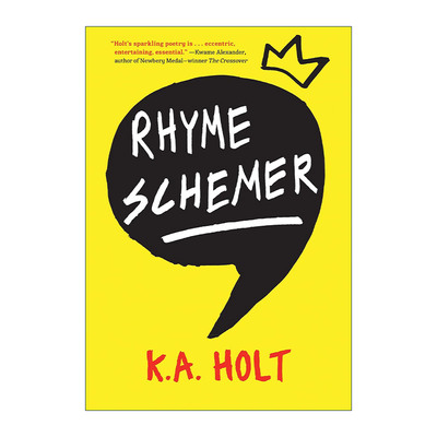 英文原版 Rhyme Schemer 韵脚 诗体小说 反欺凌 英文版 进口英语原版书籍