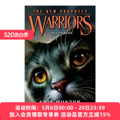英文原版小说 Warriors The New Prophecy (2) — Moonrise 猫武士二部曲新预言2 新月危机 英文版 进口英语原版书籍