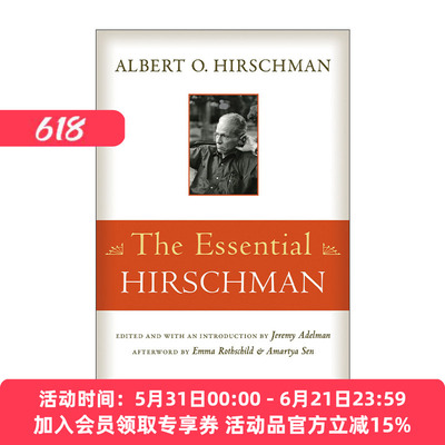 英文原版 The Essential Hirschman 阿尔伯特·赫希曼著作精选集 精装 Albert O. Hirschman英文版 进口英语原版书籍