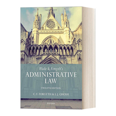 英文原版 Administrative Law  威廉·韦德 行政法 第十二版 英文版 进口英语原版书籍