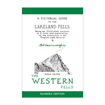 温莱特湖区瀑布图鉴 英文原版 The Western Fells A Pictorial Guide to the Lakeland 西部瀑布 精装 进口英语原版书籍
