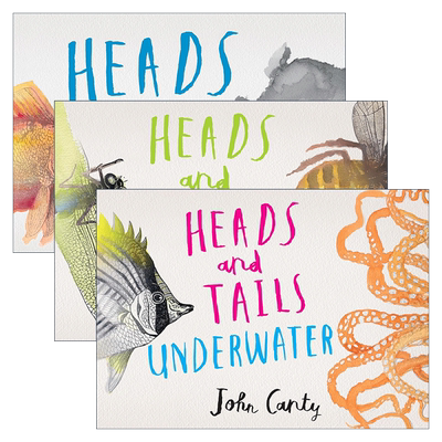 英文原版 Heads and Tails 头部和尾部系列3册 儿童启蒙认知绘本 反义词 John Canty 英文版 进口英语原版书籍