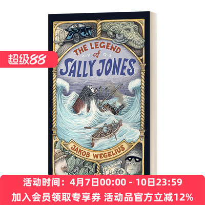 英文原版 The Legend Of Sally Jones 萨利?琼斯的传奇历险  瑞典儿童文学作家雅各布·维葛柳斯 精装 英文版 进口英语原版书籍
