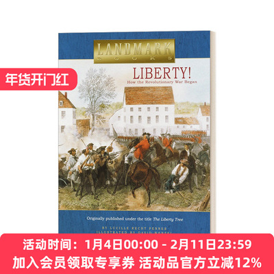 英文原版 Liberty! How the Revolutionary War Began 自由 独立战争是如何开始的 里程碑系列 英文版 进口英语原版书籍