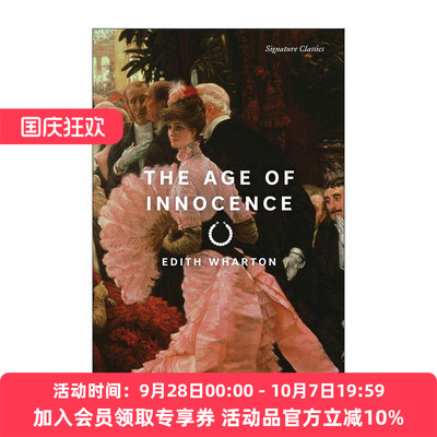 英文原版 The Age of Innocence 纯真年代 Signature Classics 英文版 进口英语原版书籍