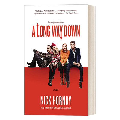 英文原版小说 A Long Way Down Movie Tie-In 自杀俱乐部 电影版 心理学小说 Nick Hornby 英文版 进口英语原版书籍
