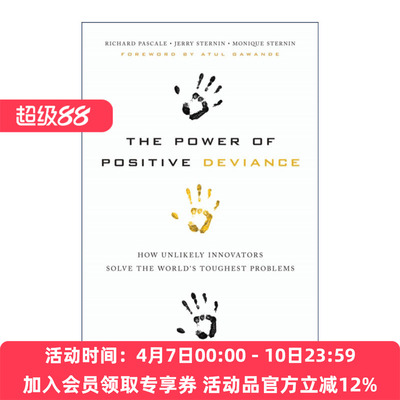 正向偏差的力量 英文原版 The Power of Positive Deviance 反直觉解决问题 哈佛商业评论 Pascale Richard 精装 进口英语原版书籍