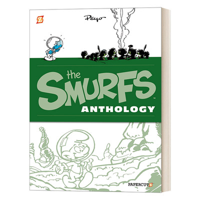 蓝精灵手绘收藏精选集 英文原版 The Smurfs Anthology 3 大开本精装漫画合辑 英文版 进口英语原版书籍