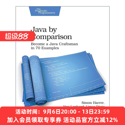英文原版 Java by Comparison 比较 通过70个示例成为Java工匠 计算机编程 Simon Harrer 英文版 进口英语原版书籍