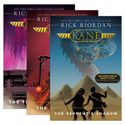 英文原版 The Kane Chronicles 埃及守护神系列3册 Percy Jackson波西杰克逊第三季 儿童奇幻小说 英文版 进口英语原版书籍
