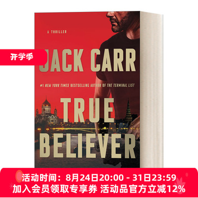 英文原版小说 True Believer 终极名单#2 英文版 进口英语原版书籍