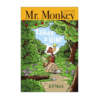 英文原版 Mr. Monkey Takes a Hike 猴子先生去徒步 精装绘本 小比尔马丁图书奖得主杰夫·麦克 英文版 进口英语原版书籍