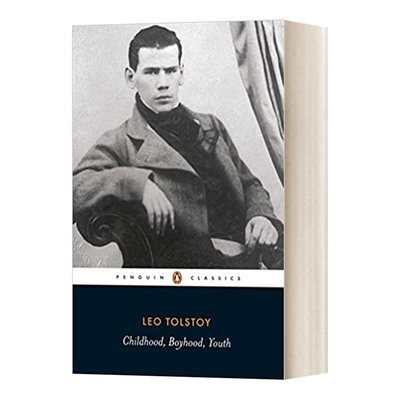 英文原版 Childhood Boyhood Youth 童年、少年、青年 黑经典 英文版 进口英语原版书籍