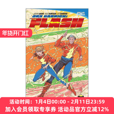 英文原版 Jay Garrick 杰森·加里克 闪电侠 DC漫画 Jeremy Adams 英文版 进口英语原版书籍