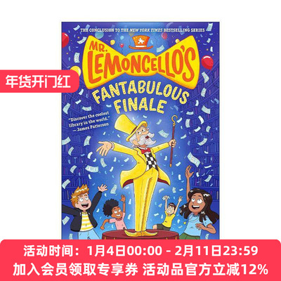英文原版 Mr. Lemoncello's Fantabulous Finale 神奇图书馆系列6 美妙的终曲 英文版 进口英语原版书籍