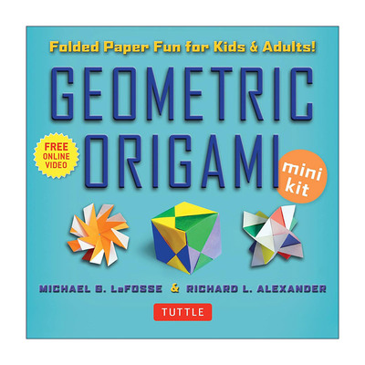 英文原版 Geometric Origami Mini Kit 几何折纸迷你工具包 Michael G. LaFosse 英文版 进口英语原版书籍