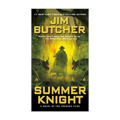 英文原版 The Dresden Files 04 Summer Knight 巫师神探系列04 夏夜骑士 灵异档案 奇幻推理小说 Jim Butcher 英文版 进口英语书
