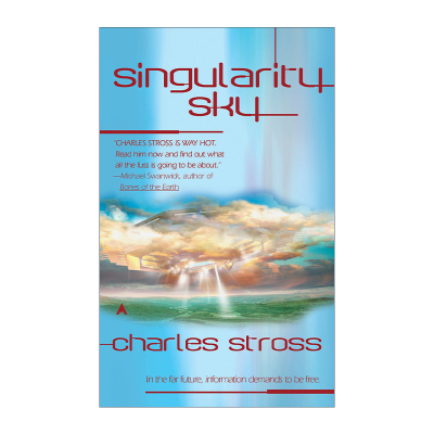 英文原版 Singularity Sky Singularity 01 末日奇点系列1 奇点天空 硬科幻小说 雨果奖得主Charles Stross 进口英语原版书籍