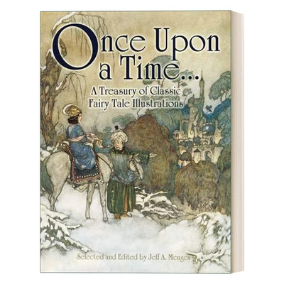 经典童话故事插画黄金时代版画艺术书 英文原版 Once Upon a Time 英文版 进口英语原版书籍