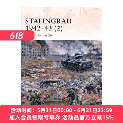 二战苏德1942-1943斯大林格勒战役 英文原版 Stalingrad 1942–43 (2) 卷二 战争历史系列 英文版 进口英语原版书籍