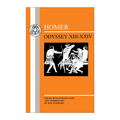 原版 Homer: Odyssey XIII-XXIV 希腊语文本系列 荷马史诗奥德赛 卷13-24 W. B. Stanford 进口原版书籍