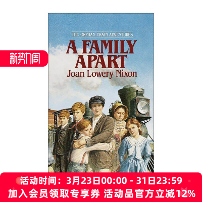 英文原版 Orphan Train Adventures 01 A Family Apart 孤儿列车历险记1 分离的家庭 儿童历史小说 四次爱伦坡奖得主