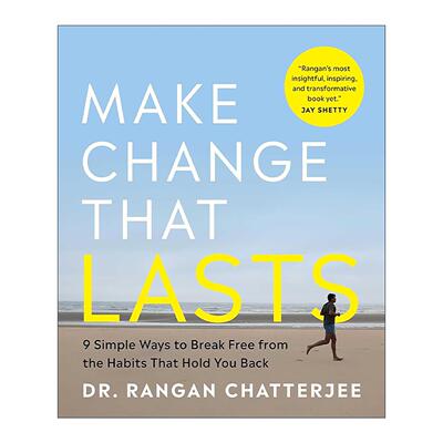 英文原版 Make Change That Lasts 做出持久的改变 9种摆脱阻碍你进步的习惯的简单方法 兰根·查特 英文版 进口英语原版书籍