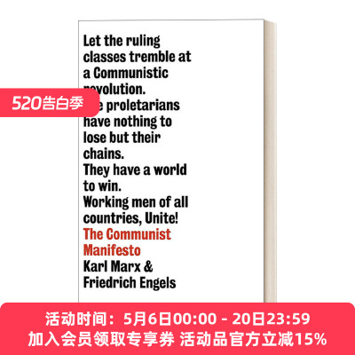 共产党宣言 英文原版 The Communist Manifesto 马克思 恩格斯 企鹅伟大思想系列 英文版 进口英语原版书籍